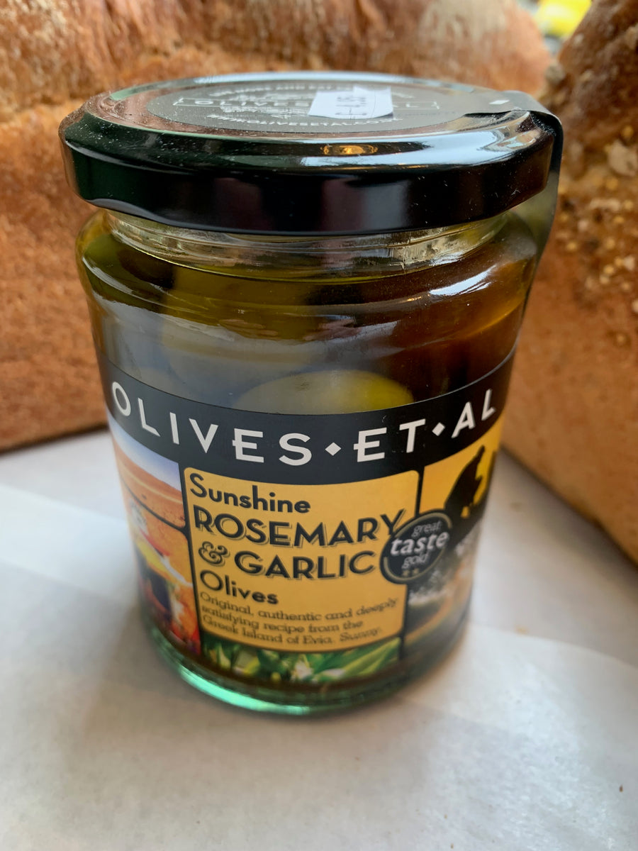 Olives Et Al Rosemary and Garlic Olives – Green & Lovely Olives Et Al Rosemary and Garlic Olives – Green & Lovely