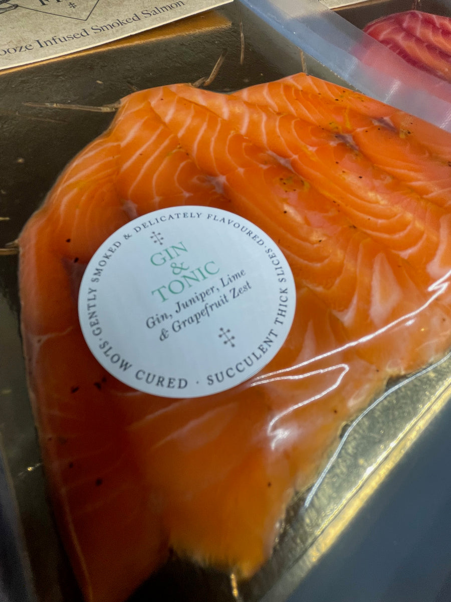The Pished Fish Gin & Tonic Smoked Salmon – Green & Lovely
