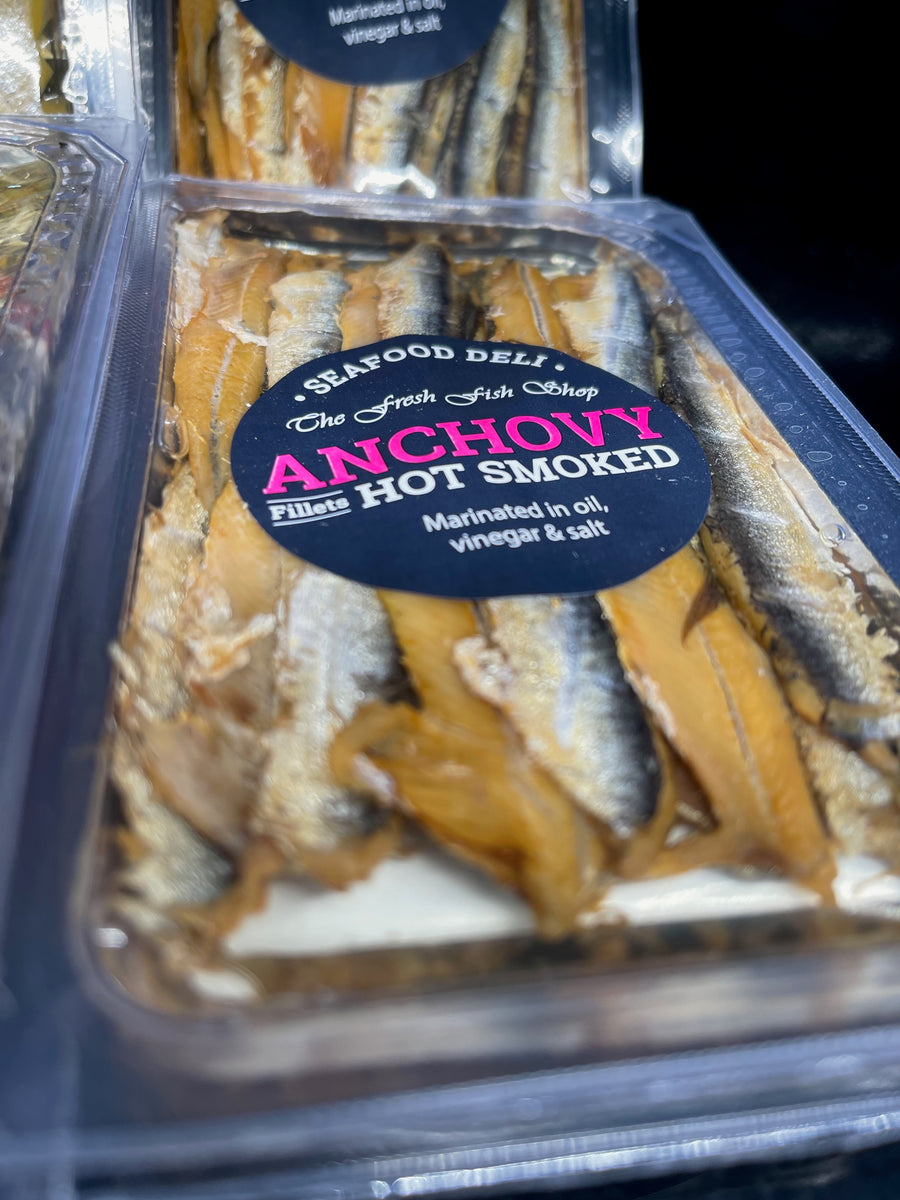 The Fresh Fish Shop Hot Smoked Anchovies – Green & Lovely