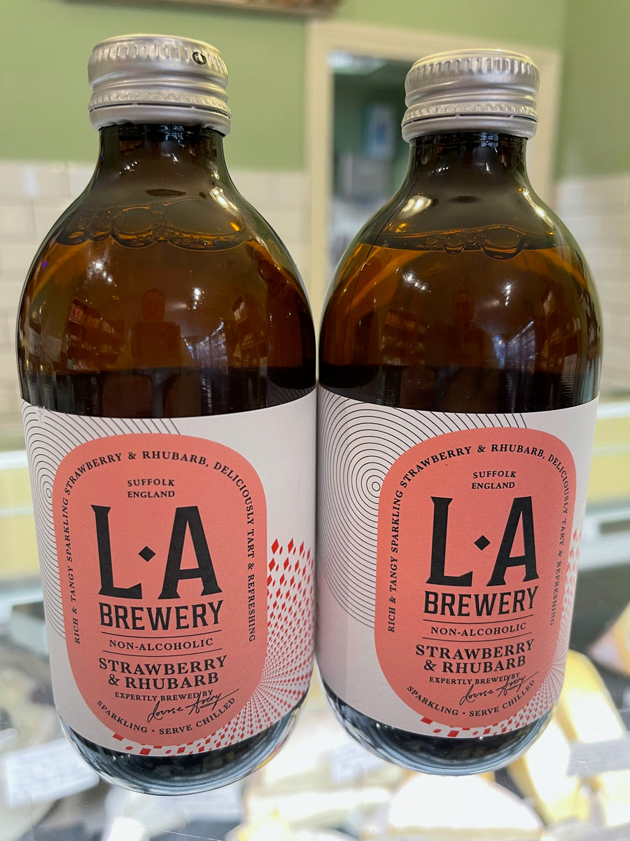 LA Brewery Strawberry & Rhubarb Kombucha – Green & Lovely