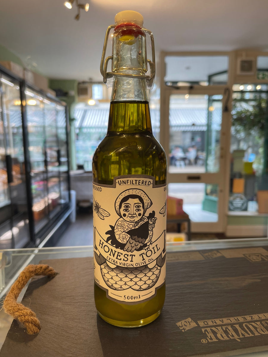 Honest Toil Unfiltered Extra Virgin Olive Oil – Green & Lovely